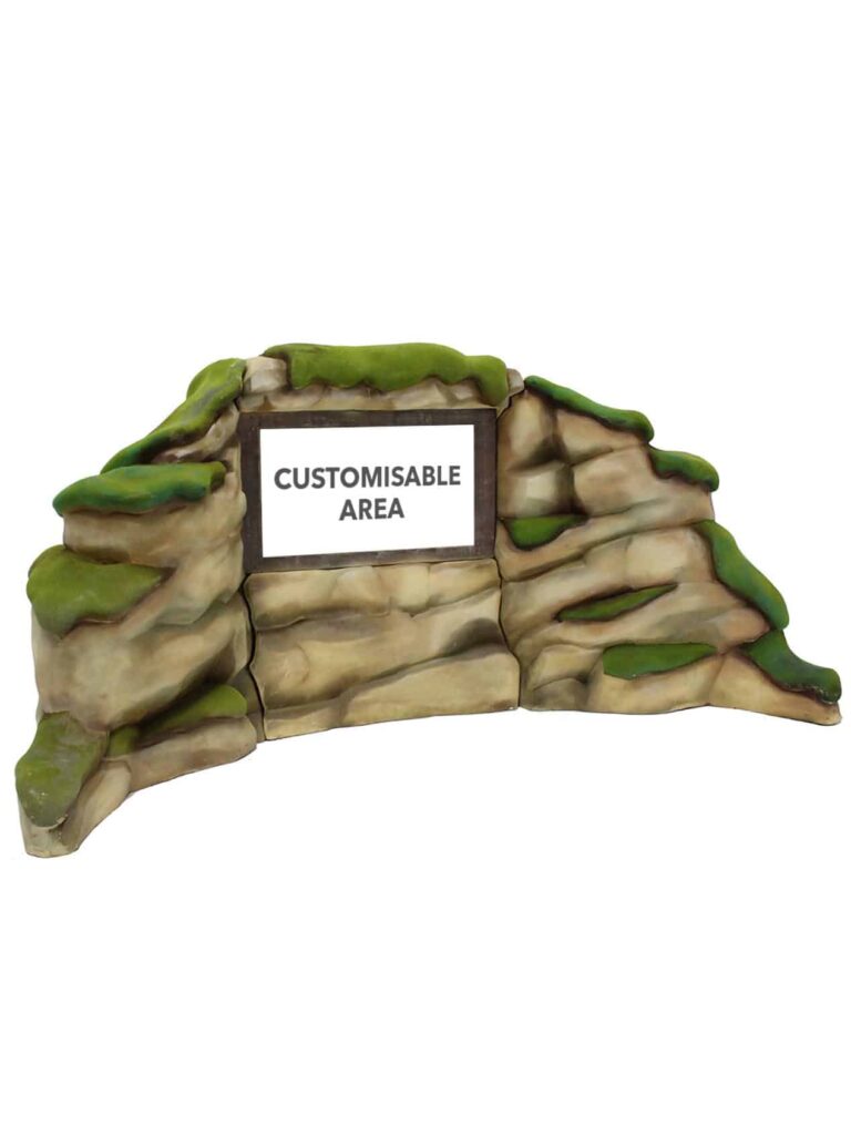 Customised Large Stone Outcrop | EPH Creative - Event Prop Hire