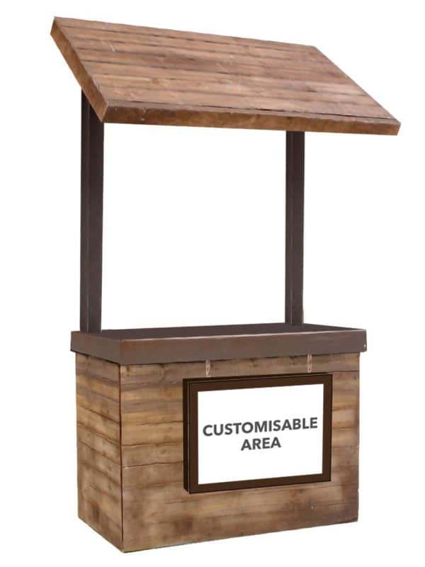 Wooden Market Stall Prop | Event Prop Hire