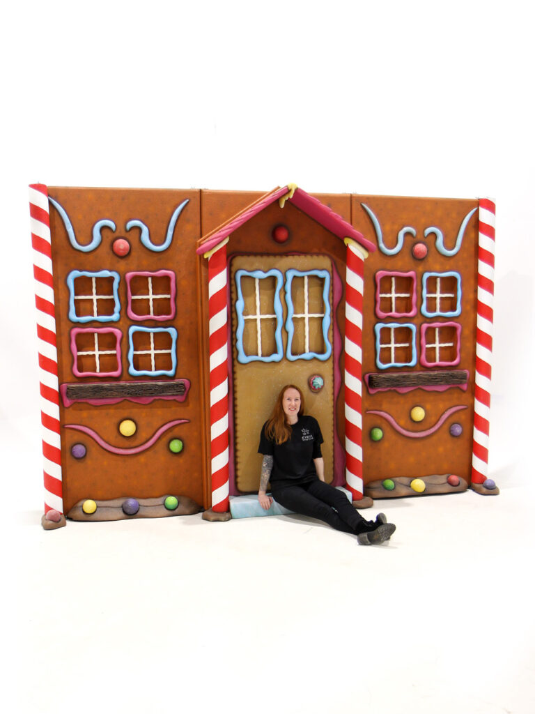 Gingerbread House Front | EPH Creative - Event Prop Hire