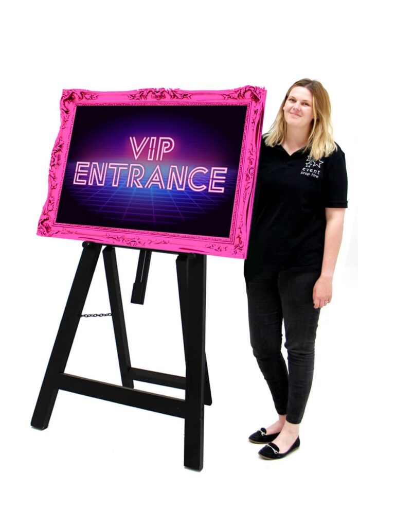 80's VIP Entrance Sign | EPH Creative - Event Prop Hire