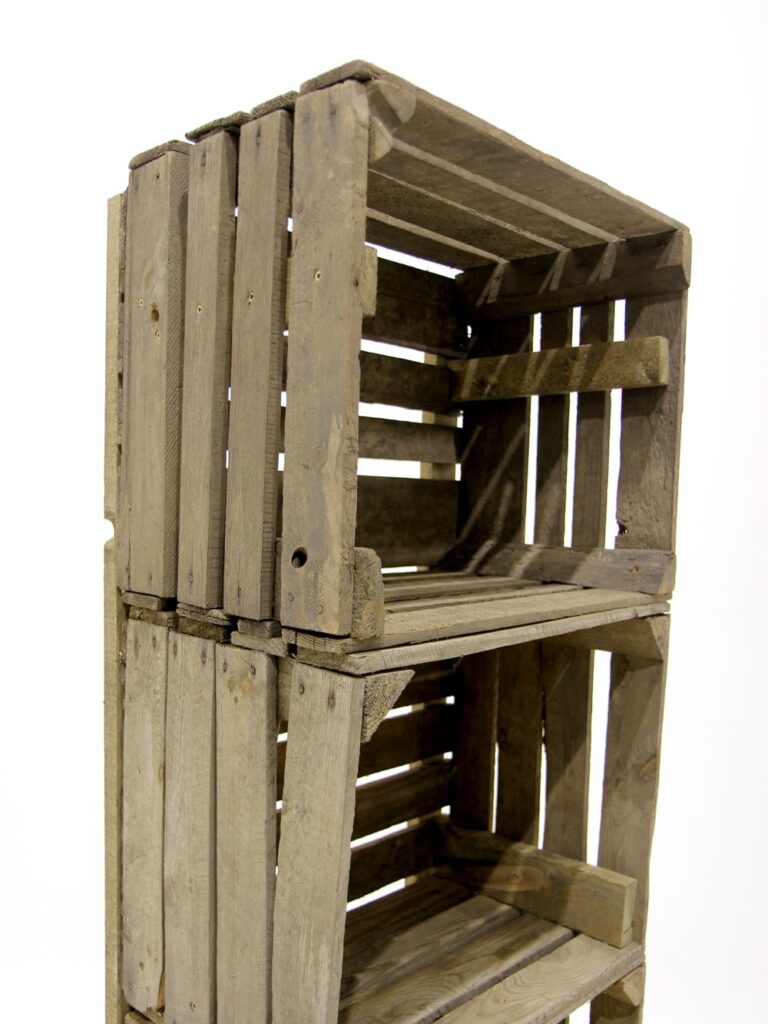 Single Crate Back Bar - 5 shelves | EPH Creative - Event Prop Hire