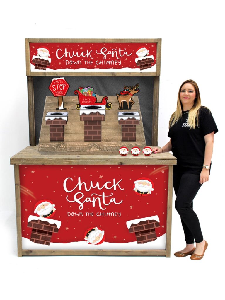 Chuck Santa Down the Chimney Fairground Game | EPH Creative - Event ...
