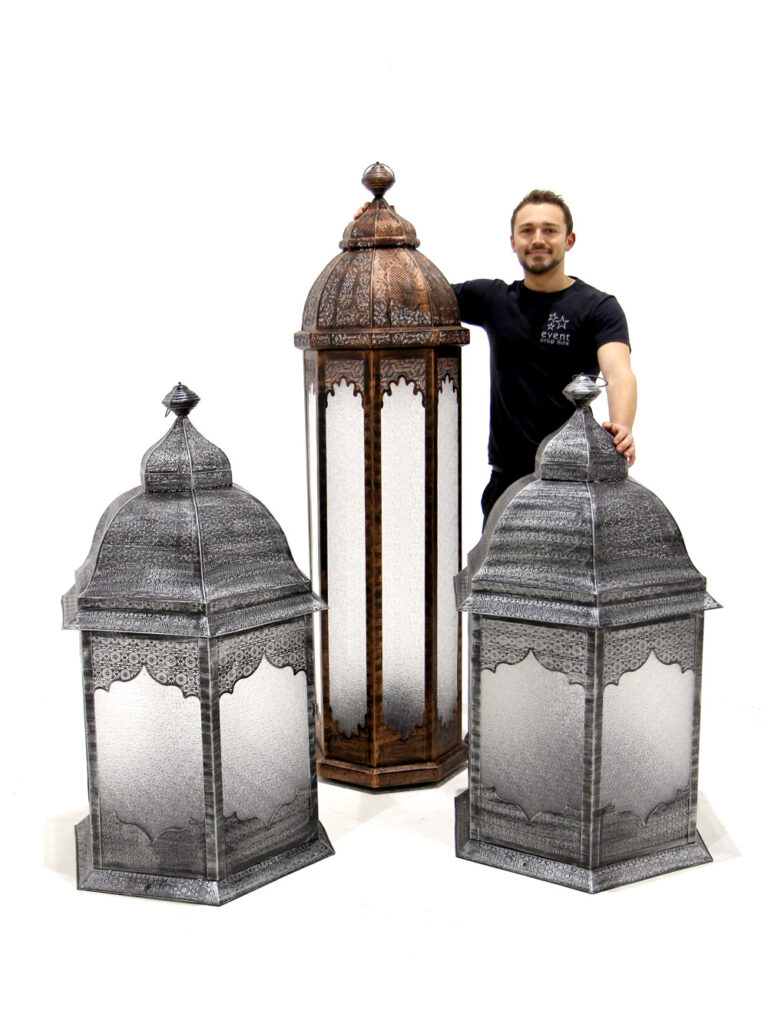 Tall Lantern - Copper | EPH Creative - Event Prop Hire