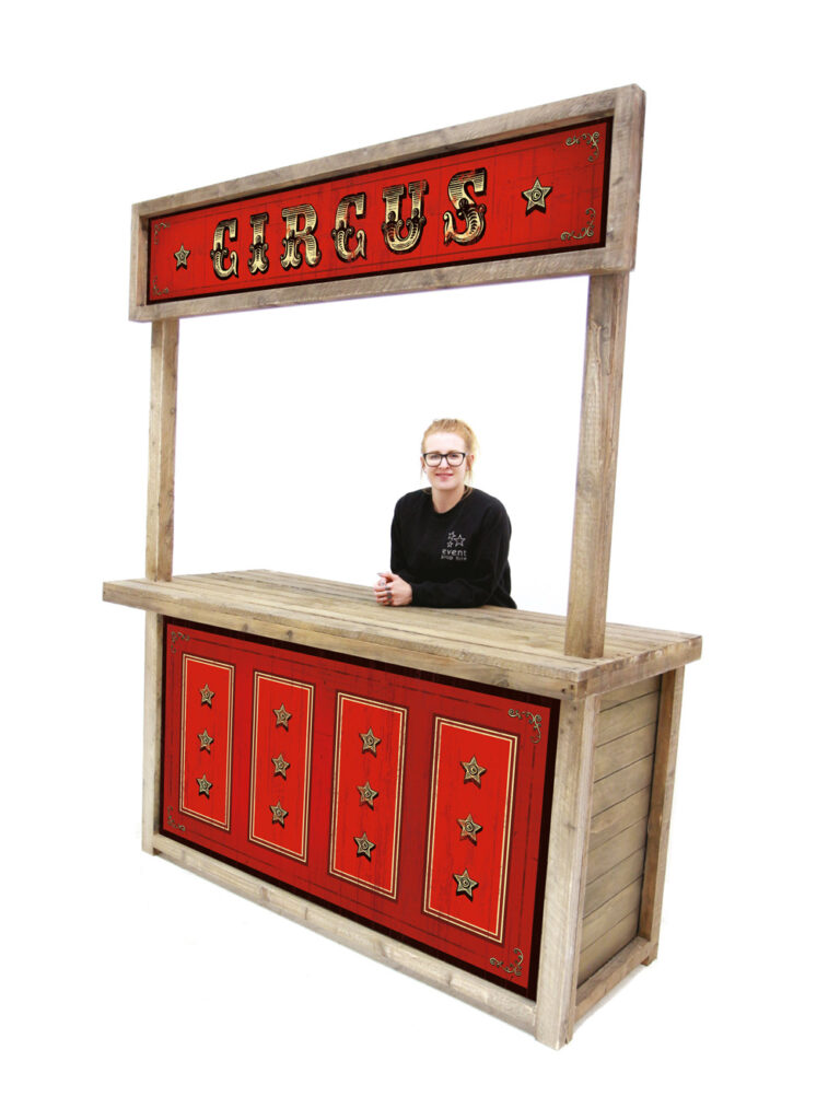 Vintage Circus Stall Bar | EPH Creative - Event Prop Hire