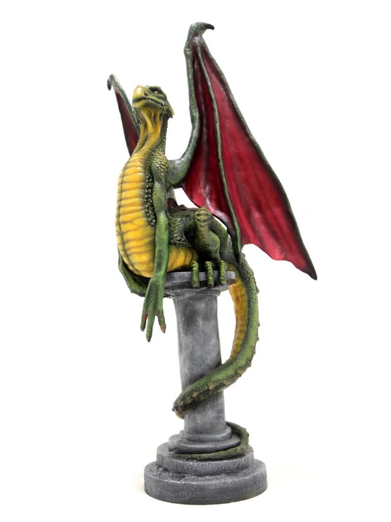 Dragon on Plinth #1 | EPH Creative - Event Prop Hire