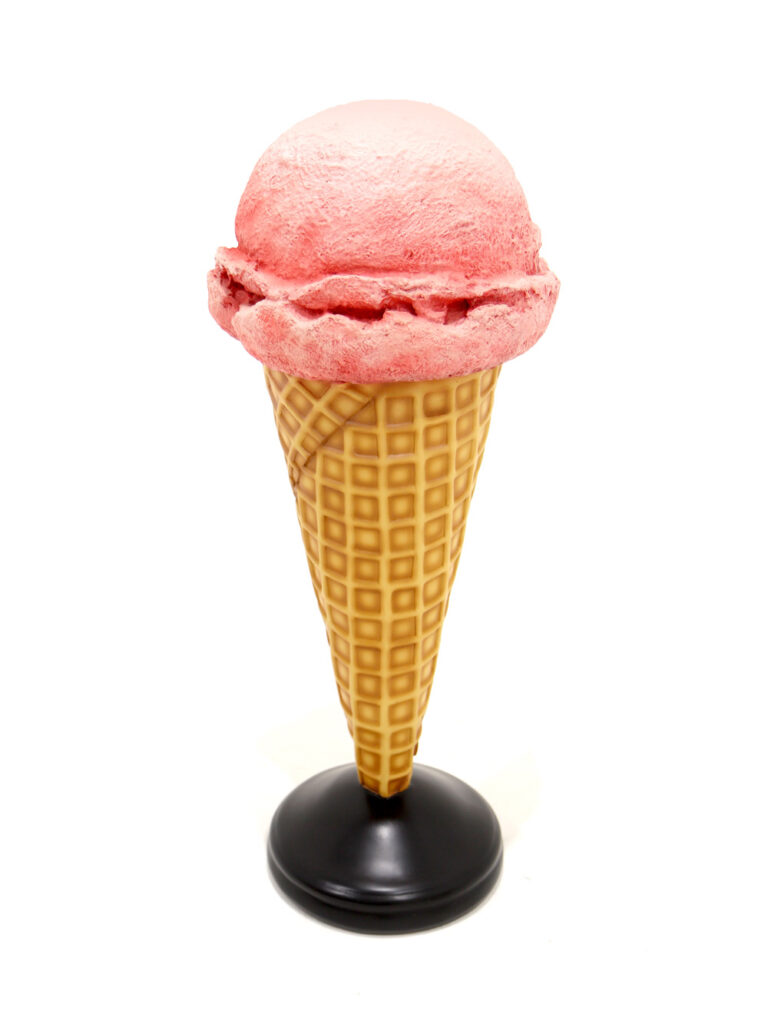 Small Ice Cream Prop - Strawberry | EPH Creative - Event Prop Hire