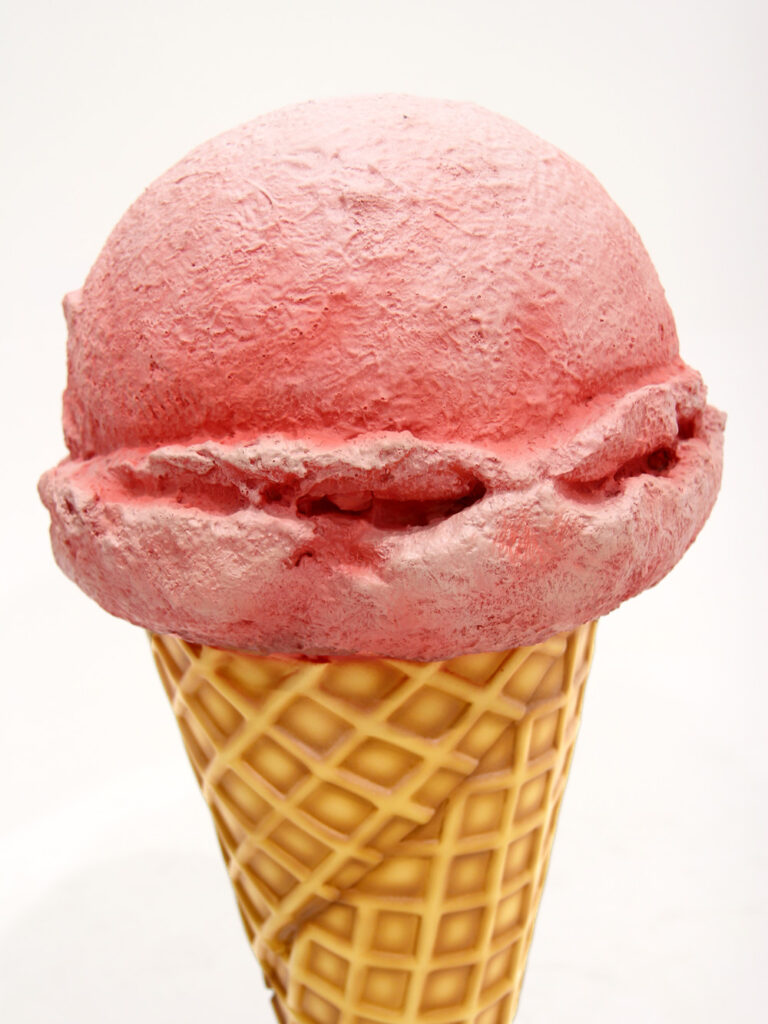 Small Ice Cream Prop - Strawberry | EPH Creative - Event Prop Hire