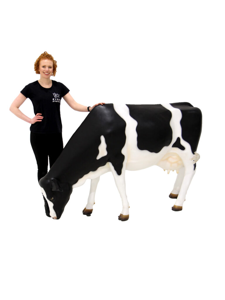 Life-size Cow Prop - Head Down | EPH Creative - Event Prop Hire