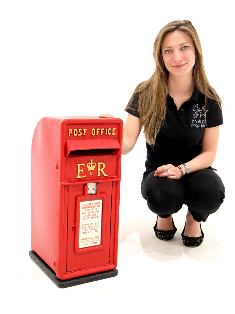 Small British Post Box - Red | EPH Creative - Event Prop Hire