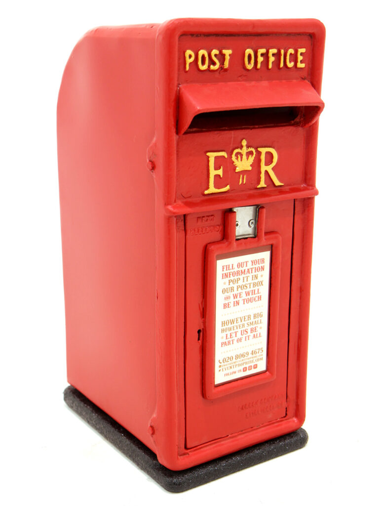 Small British Post Box - Red | EPH Creative - Event Prop Hire