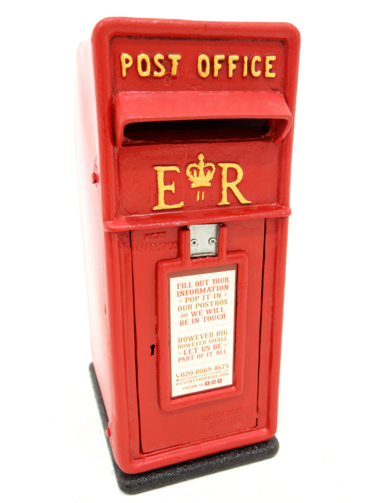 Small British Post Box - Red | EPH Creative - Event Prop Hire