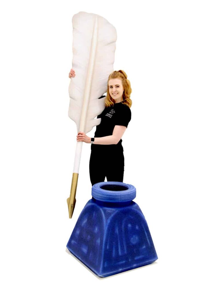 Giant Ink Pot & Quill | EPH Creative - Event Prop Hire