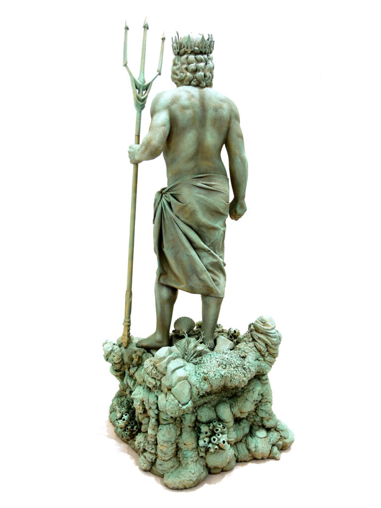 Neptune Statue on Plinth | EPH Creative - Event Prop Hire