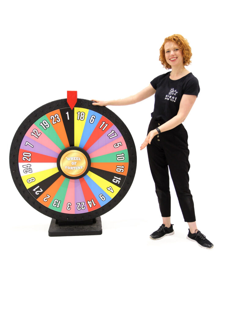Table Top Wheel of Fortune (Black) | EPH Creative - Event Prop Hire