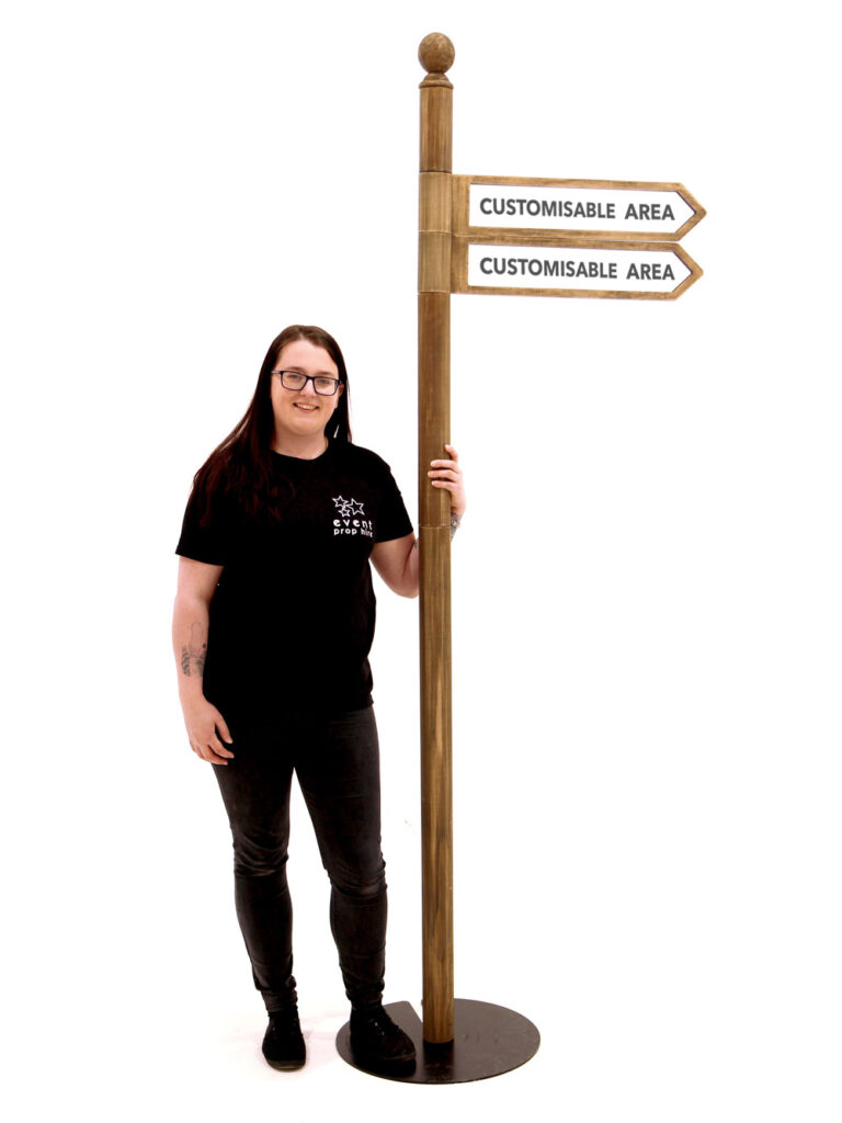 Rustic Multi Directional Sign Post - x2 Rotating Signs | EPH Creative ...