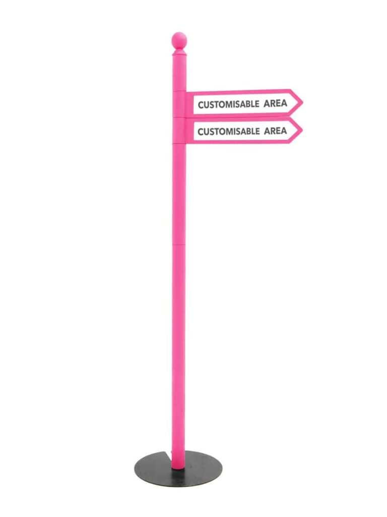 Pink Multi Directional Sign Post - x2 Rotating Signs | EPH Creative ...