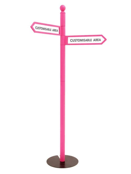 Pink Multi Directional Sign Post - x2 Rotating Signs | EPH Creative ...