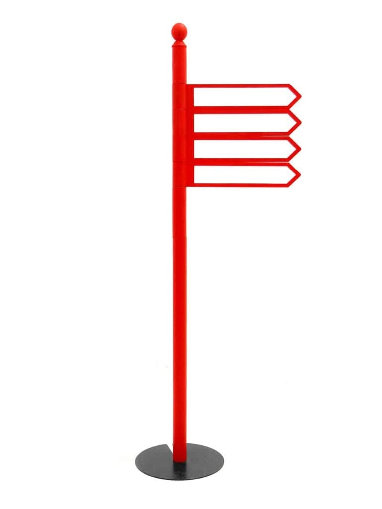 Red Multi Directional Sign Post - x4 Rotating Signs | EPH Creative ...