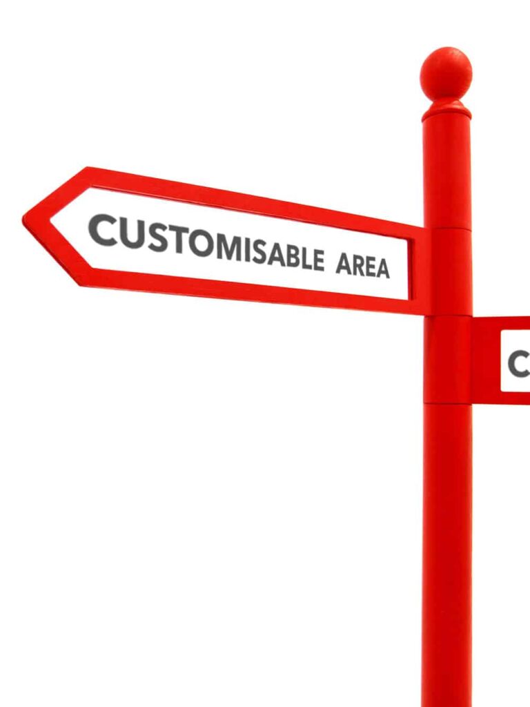 Red Multi-Directional Sign Post - x6 Rotating Signs | EPH Creative ...