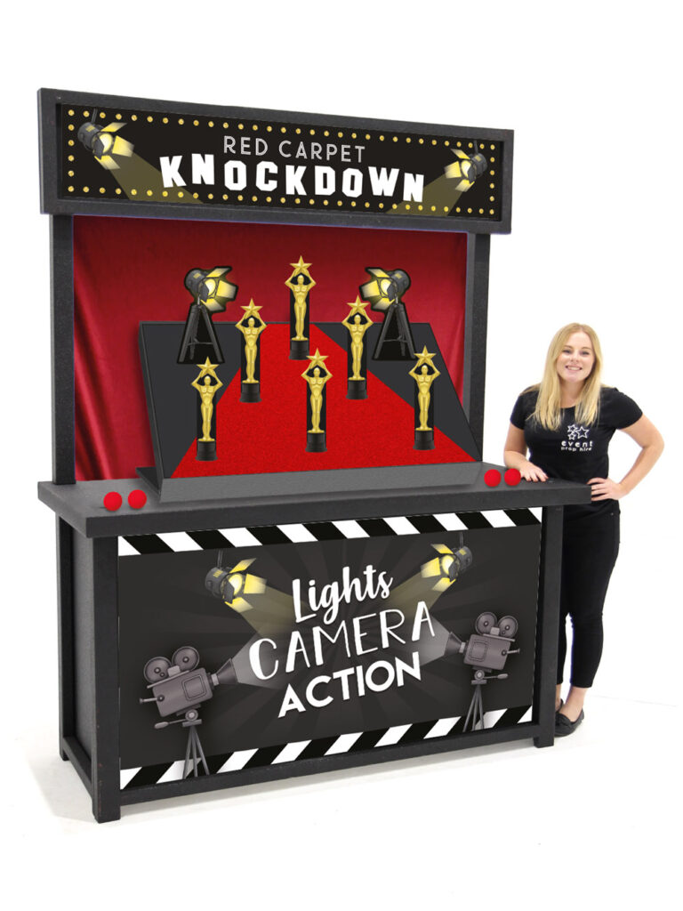 Red Carpet Knockdown Game | EPH Creative - Event Prop Hire