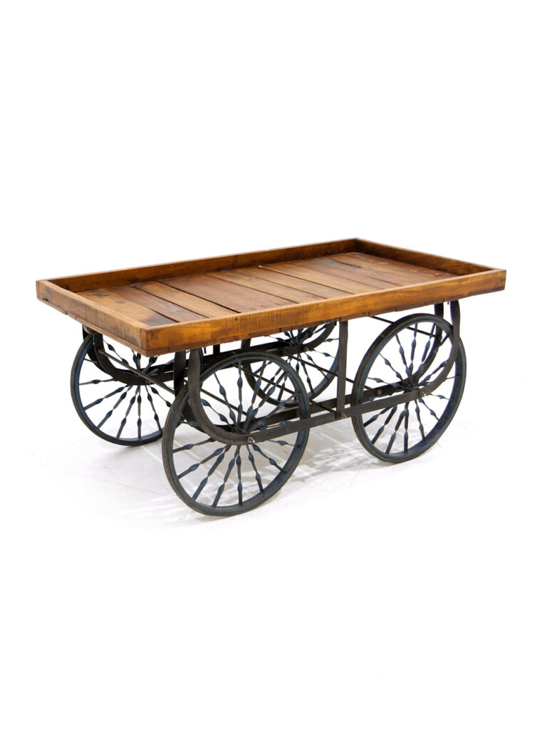 Large Rustic Cart | EPH Creative - Event Prop Hire