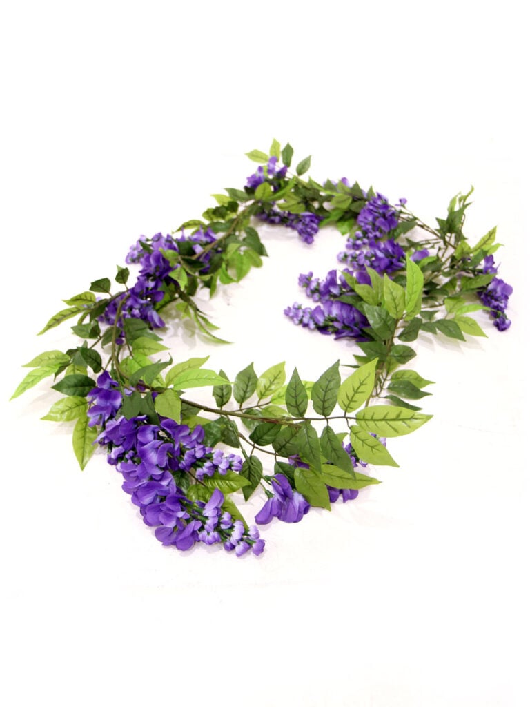Artificial Wisteria Garland - Purple - Set of 6 | EPH Creative - Event ...