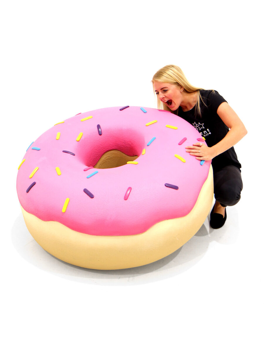 Giant Doughnut - Bright Pink | EPH Creative - Event Prop Hire