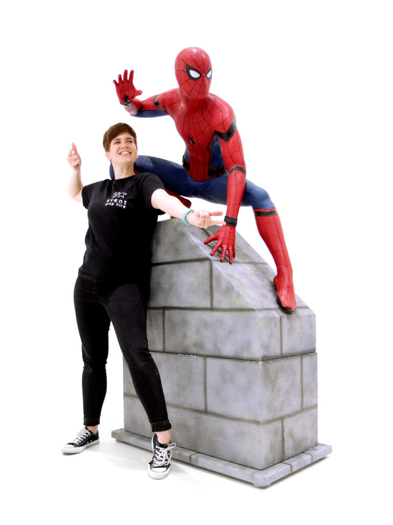 Life-size Spiderman 3D (Homecoming) | EPH Creative - Event Prop Hire