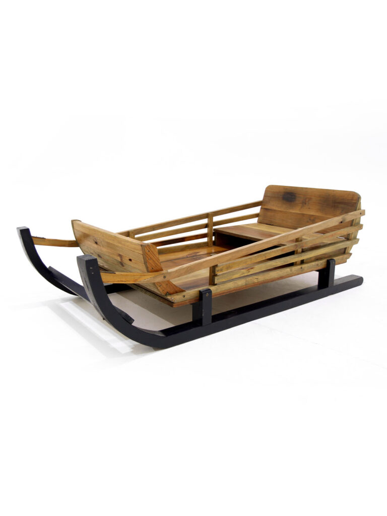 Rustic Wooden Sleigh | EPH Creative - Event Prop Hire
