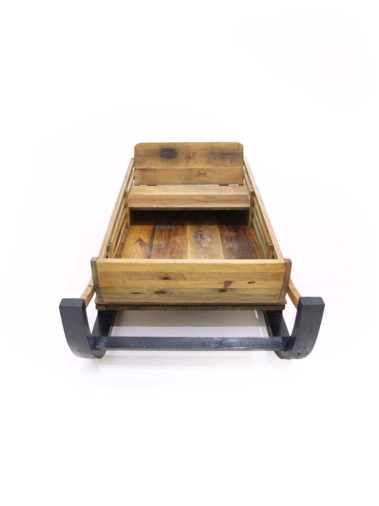 Rustic Wooden Sleigh | EPH Creative - Event Prop Hire