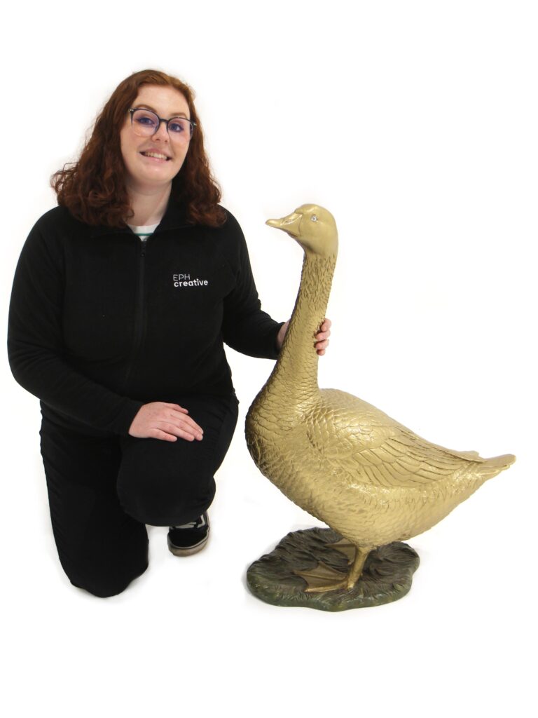 Life-size Golden Goose | EPH Creative - Event Prop Hire