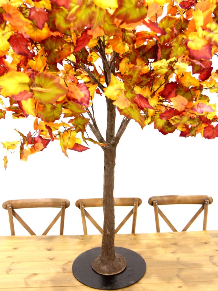 Table Top Tree (1.8m) - Autumn Foliage | EPH Creative - Event Prop Hire