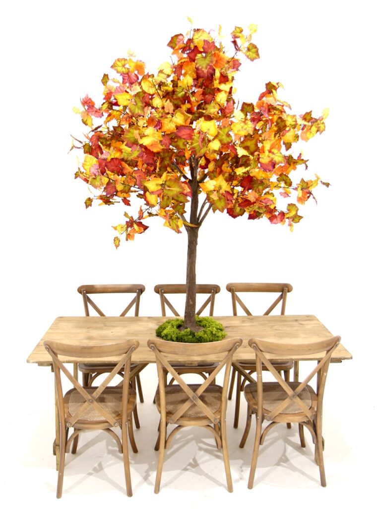 Table Top Tree (1.8m) - Autumn Foliage | EPH Creative - Event Prop Hire
