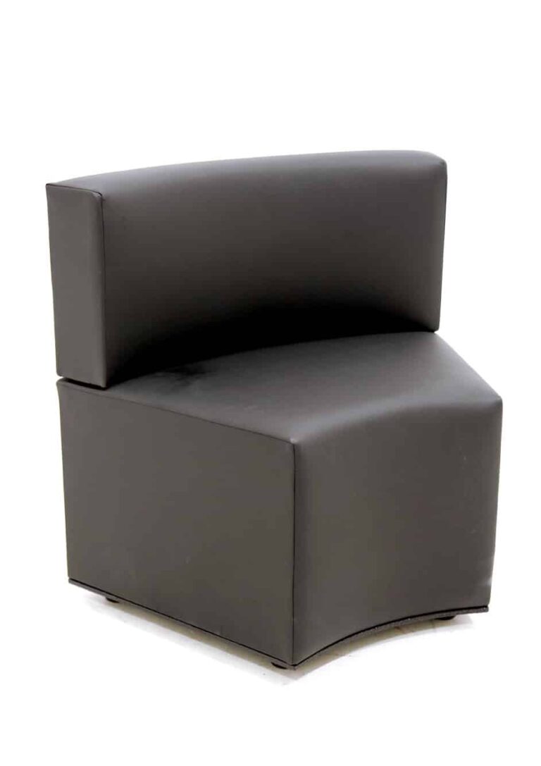 Modular Seating Unit - Curved - Low Back - Black (Single Unit) | EPH ...