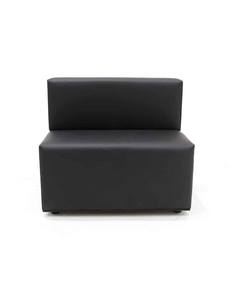 Modular Seating Unit - Straight - Low Back - Black (Single Unit) | EPH ...