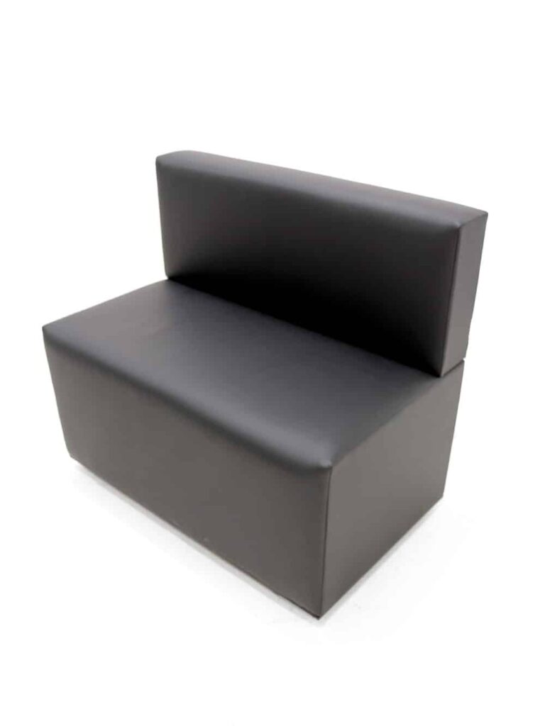 Modular Seating Unit - Straight - Low Back - Black (Single Unit) | EPH ...