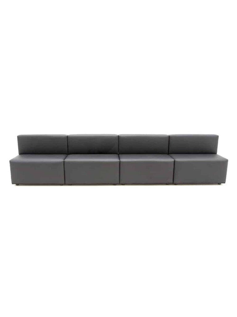 Modular Seating Unit - Straight - Low Back - Black (Single Unit) | EPH ...