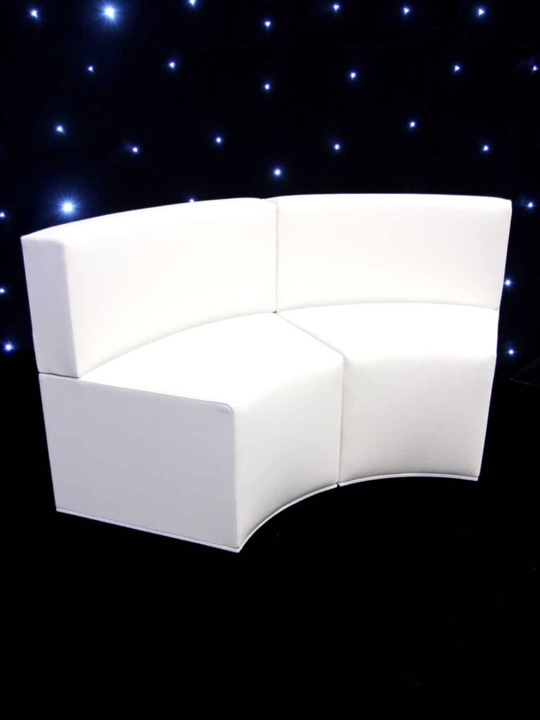 Modular Seating Unit - Curved - Low Back - White (Single Unit) | EPH ...