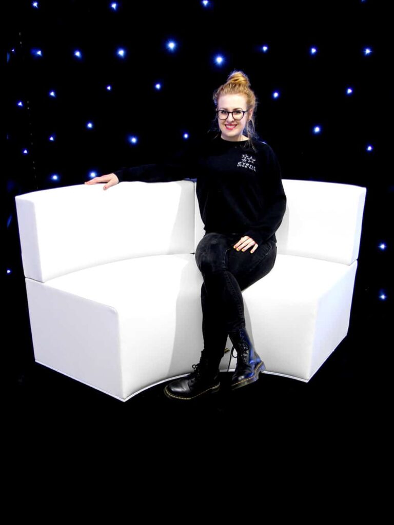 Modular Seating Unit - Curved - Low Back - White (Single Unit) | EPH ...