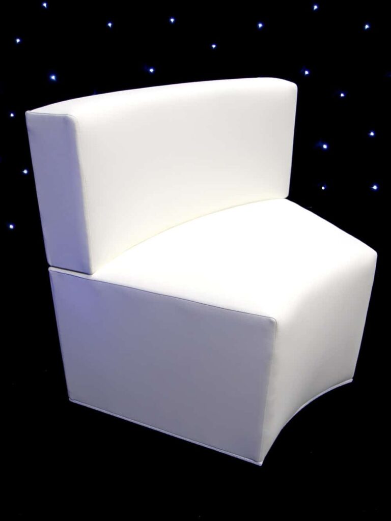 Modular Seating Unit - Curved - Low Back - White (Single Unit) | EPH ...