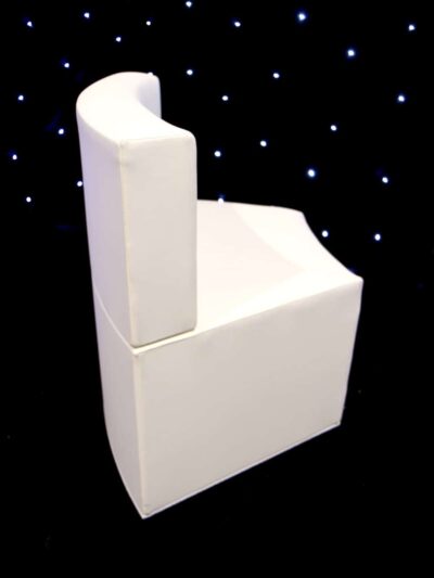 Modular Seating Unit - Curved - Low Back - White (Single Unit) | EPH ...