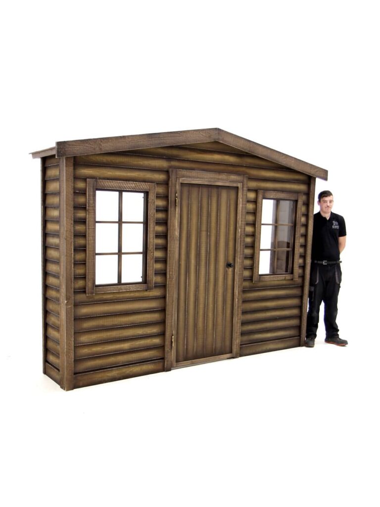 Wooden Cabin Front | EPH Creative - Event Prop Hire