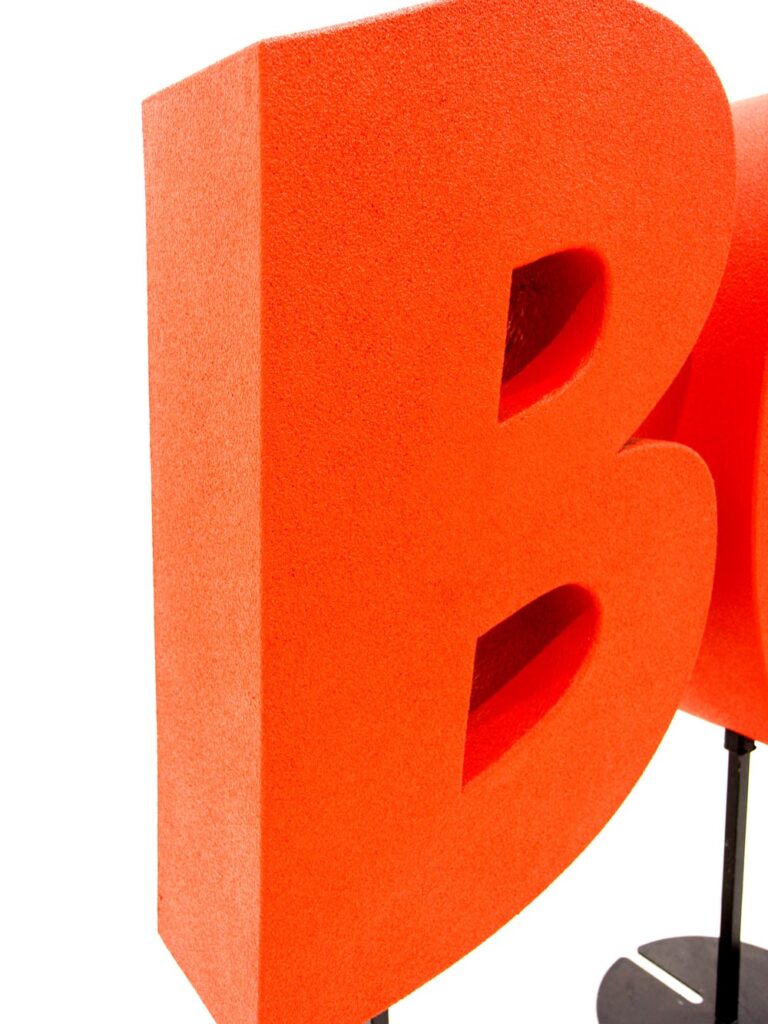 Giant BOOM Letters - Raised to 1.75m | EPH Creative - Event Prop Hire
