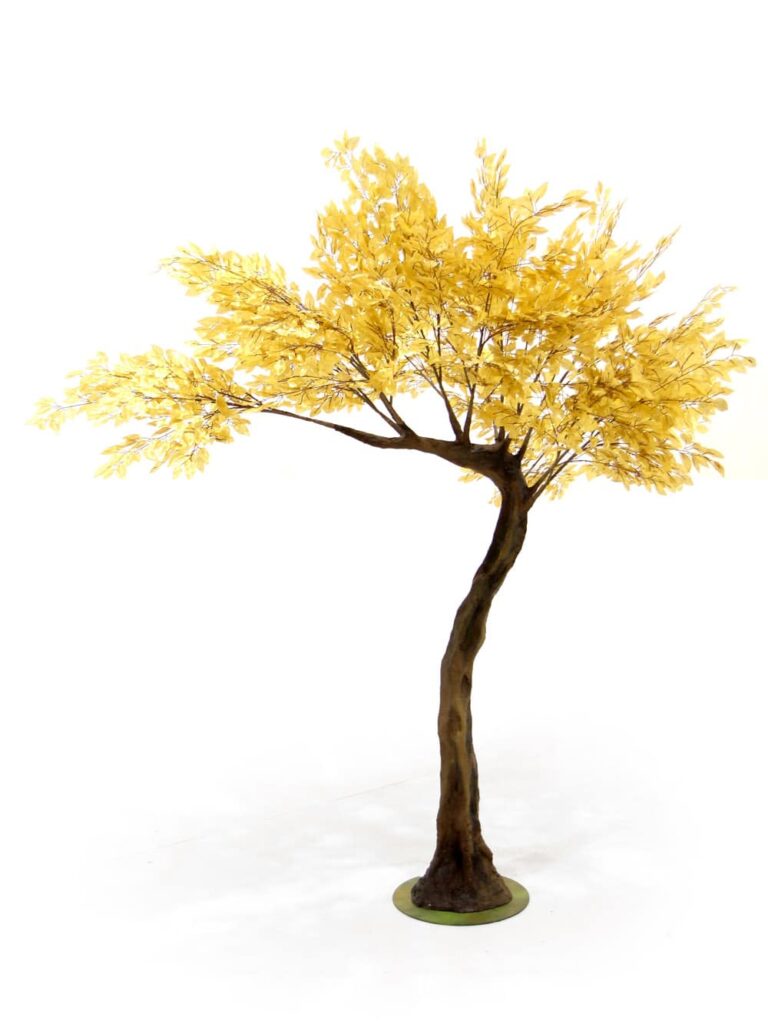Short Canopy Tree (2.2m) - Gold Leaf | EPH Creative - Event Prop Hire