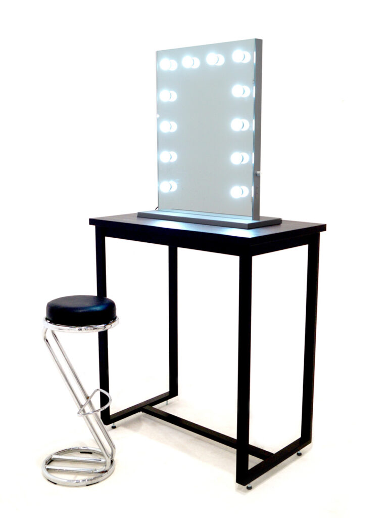 High Dressing Table - Black | EPH Creative - Event Prop Hire