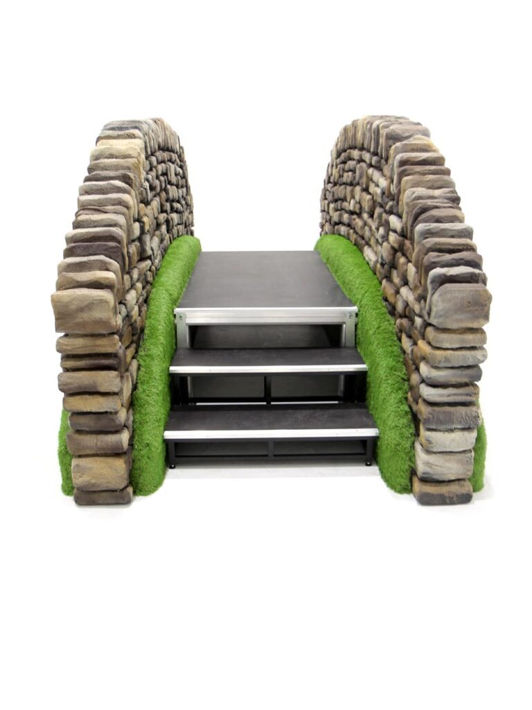 Rustic Dry Stone Bridge | EPH Creative - Event Prop Hire