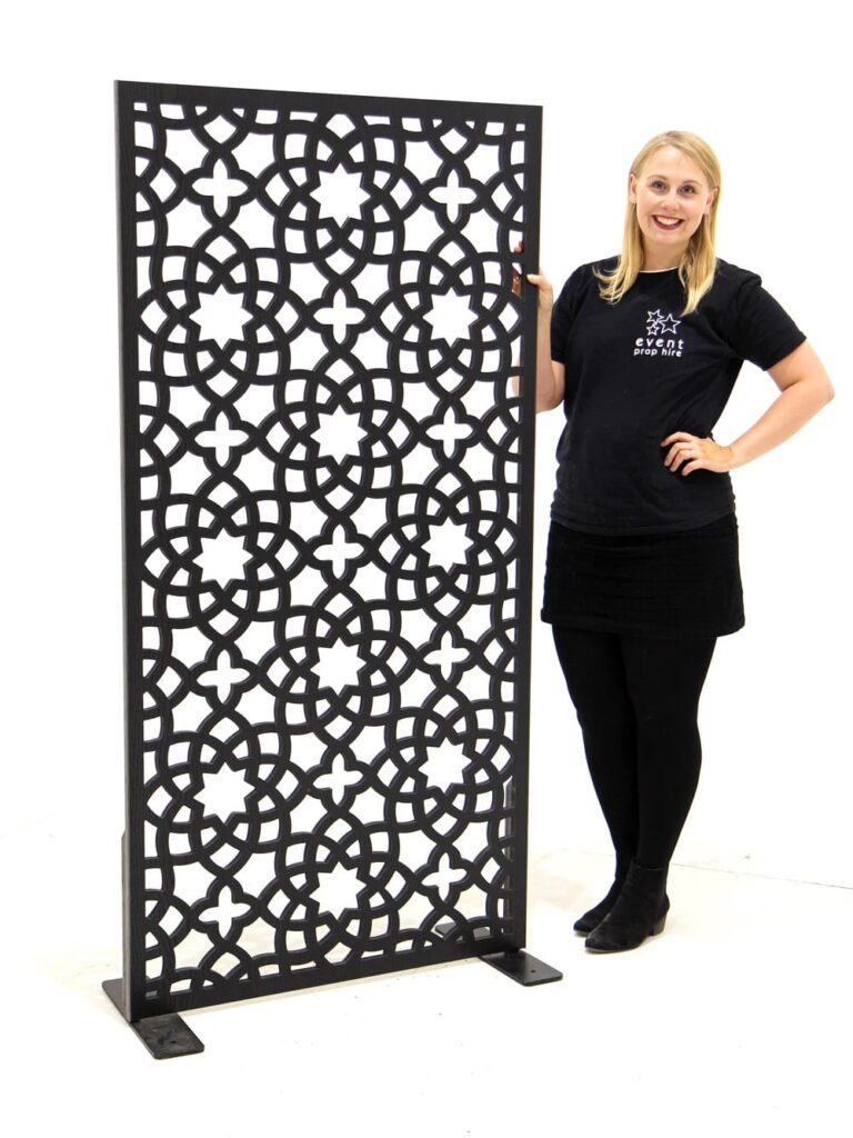 Arabic Design Freestanding Screen | EPH Creative - Event Prop Hire