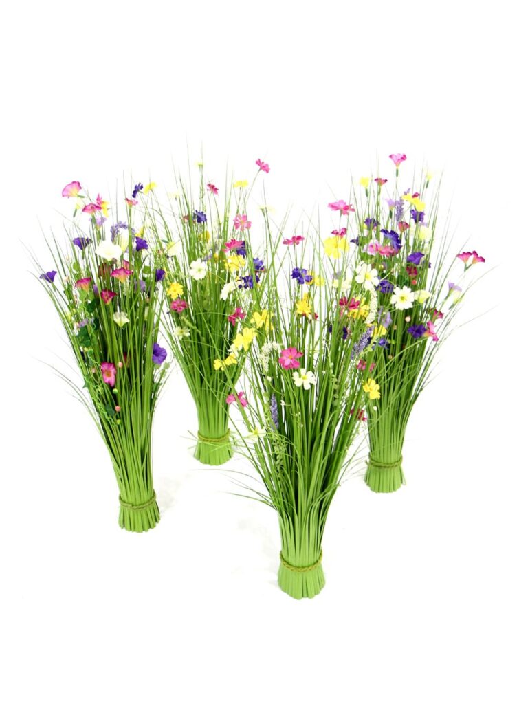 Wild Flower Display - Tall - Set of 4 | EPH Creative - Event Prop Hire