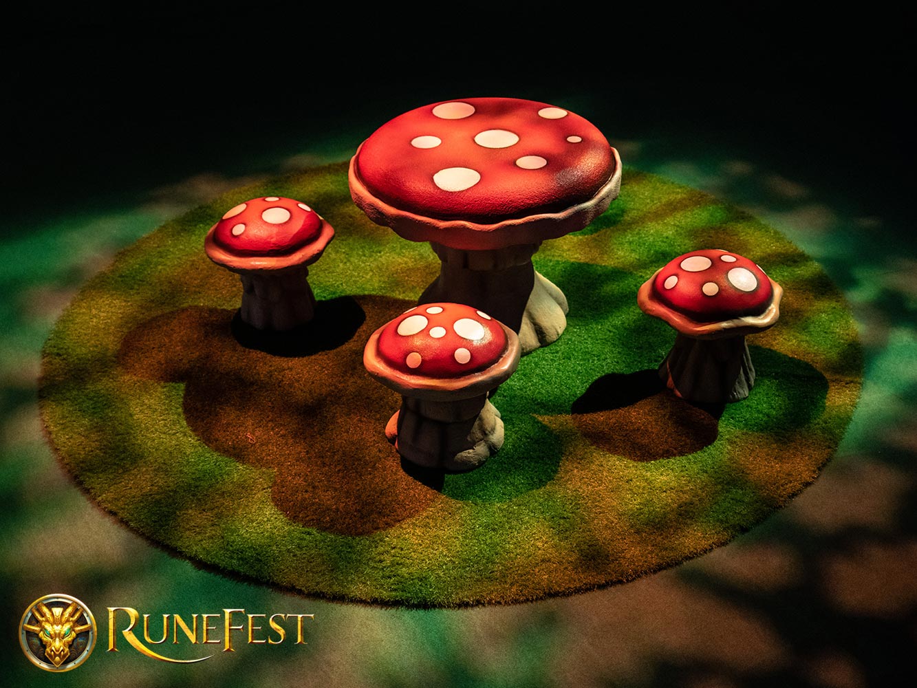 Toadstool Table & Stool Set | EPH Creative - Event Prop Hire