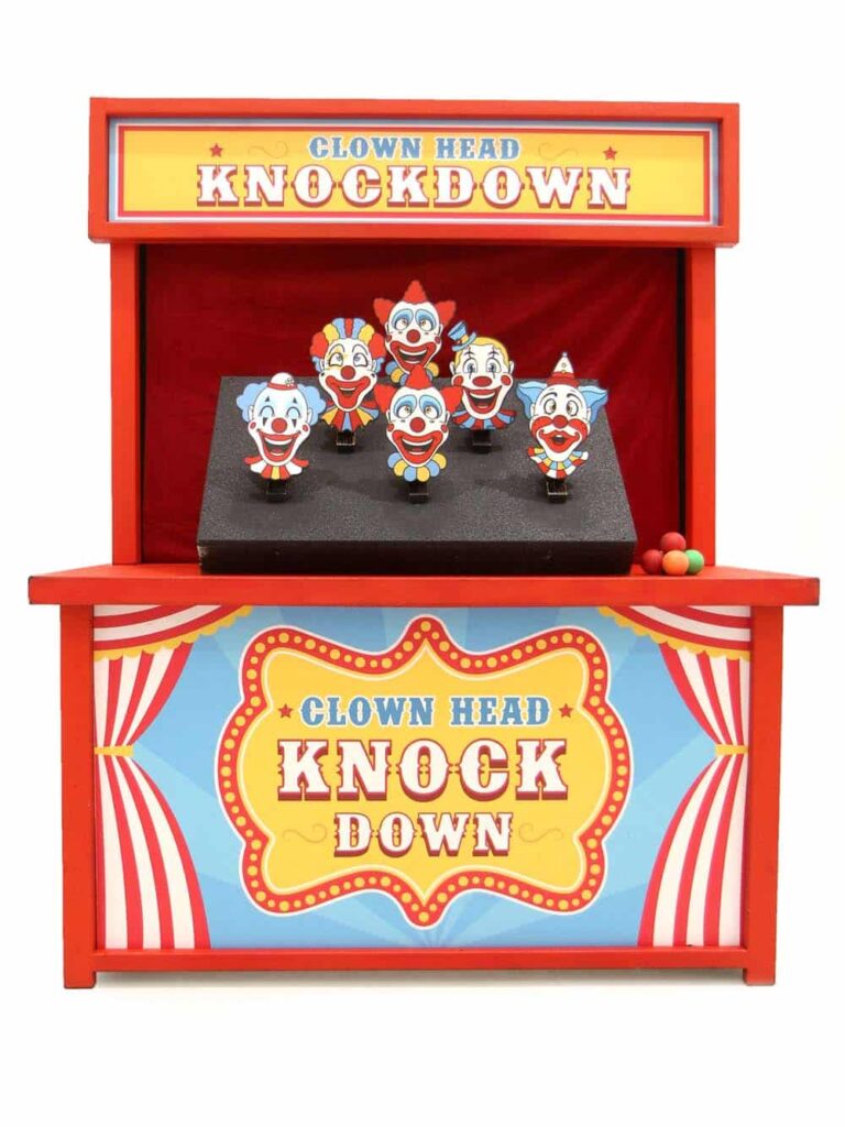 Clown Knockdown Game | EPH Creative - Event Prop Hire